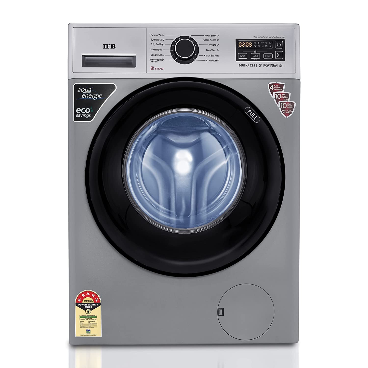 IFB 7 Kg Washing Machine with 5 Star Fully-Automatic Front Loading ...
